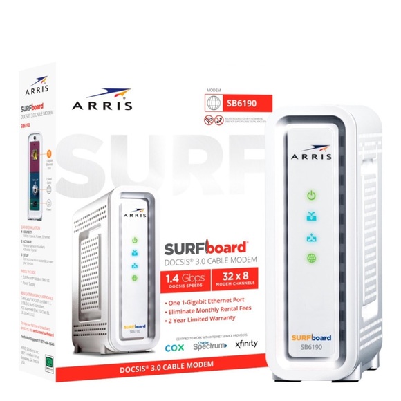 Arris | Networking | Arris Surfboard Docsis 3 Cable Modem Sb690 Nib | Poshmark